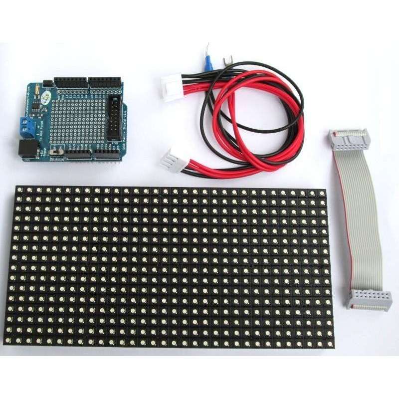 16x32 Rgb Led Matrix Panel Arduino Driver Shield Er Cde20031p