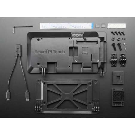 SmartiPi Touch - Stand for Raspberry Pi 7" Touchscreen Display (No LEGO on front)