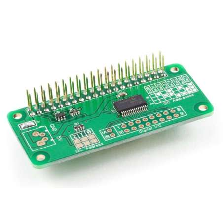 IO Pi Zero (AB Electronics UK) 16 Digital Inputs/Outputs via the Raspberry Pi I2C port