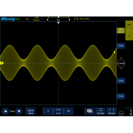 TO1152 PLUS (Micsig) Handheld 2-Channel full touch tablet DSO 150MHz ...