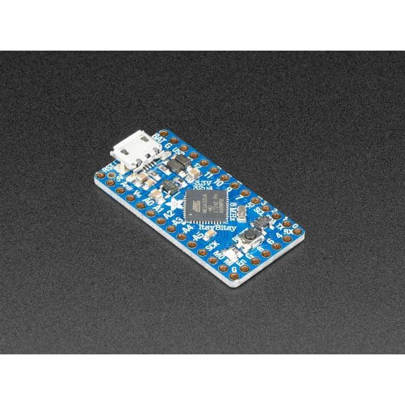 Adafruit Itsy Bitsy 32u4 - 3V 8MHz (AF-3675) ATmega32u4, USB bootloader ...