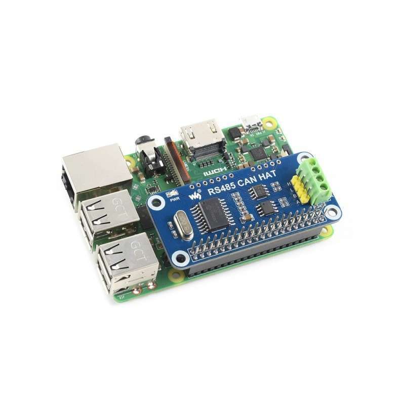 RS485 CAN HAT for Raspberry Pi RS485 CAN HAT (WS-14882) Waveshare