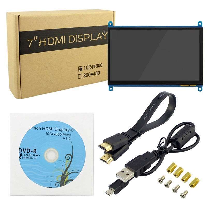 7inch Display 1024x600 HDMI LCD with Touch Screen (ER-ESP01215E) for ...