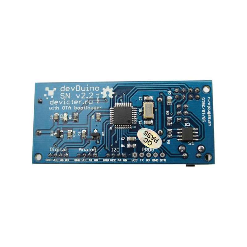 Devicter Sensor Node V2.2 (ATmega 328) – OTA bootloader (ER-CDD22328N) devDuino (devicter.ru)
