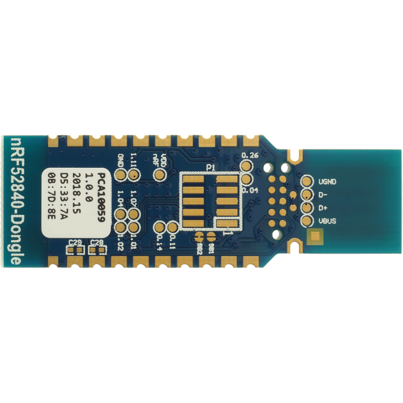 NRF52840-DONGLE Bluetooth 5.0, 1.7-5.5V, NRF52 Series, 2Mbps, -92dBm ...
