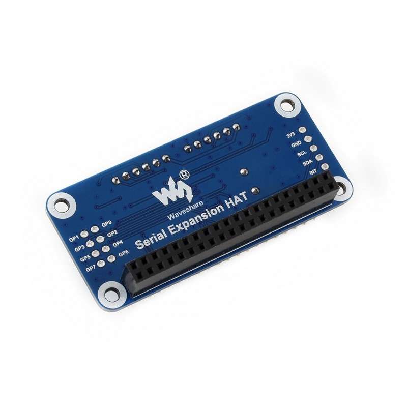 Serial Expansion HAT for Raspberry Pi, I2C Interface, 2-ch UART, 8 ...