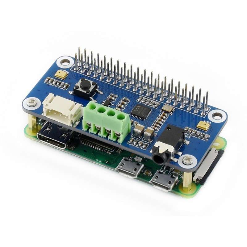 WM8960 Hi-Fi Sound Card HAT for Raspberry Pi, Stereo CODEC, Play/Record ...