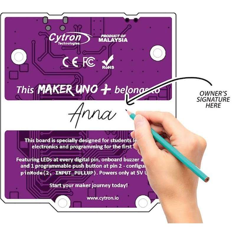 Maker Uno Plus: Simplifying Arduino for Education (KIT-5314) 100% Arduino compatible