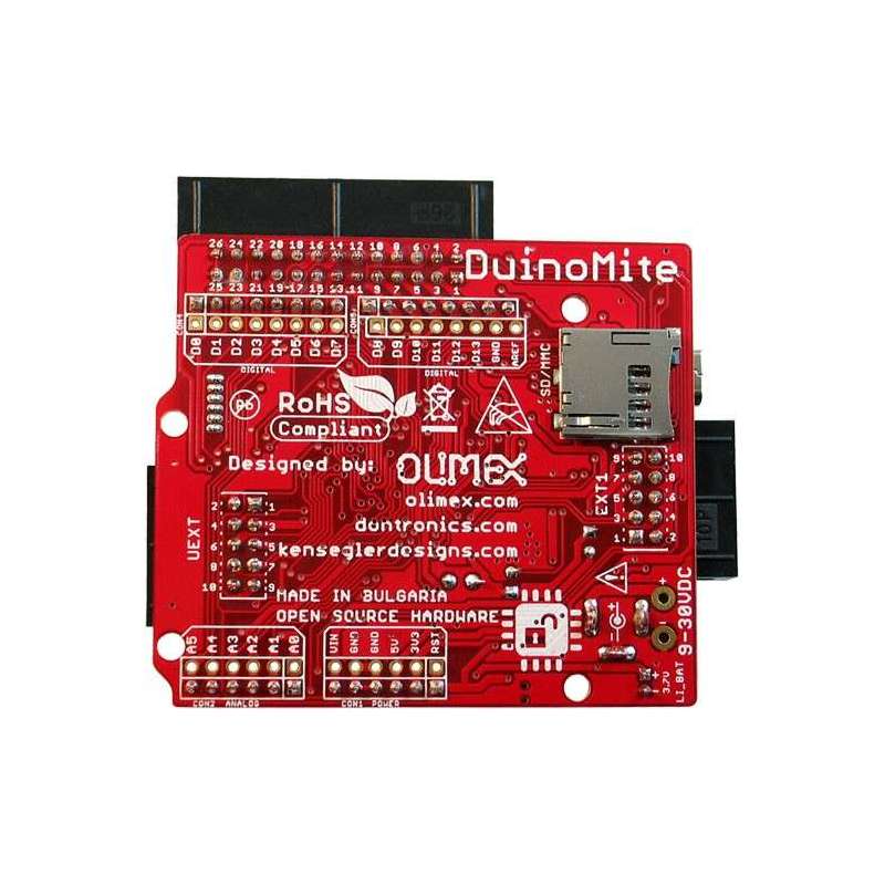 DUINOMITE MAXIMITE BASIC COMPUTER, ARDUINO LAYOUT