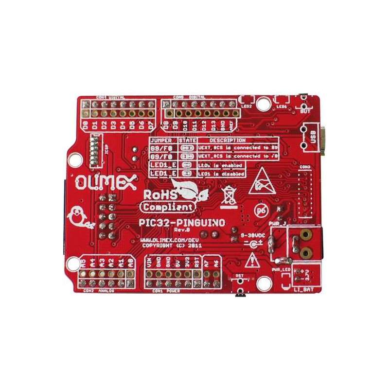 PIC32-PINGUINO (INDUSTRIAL GRADE PINGUINO MAPLE ARDUINO DEV.BOARD)