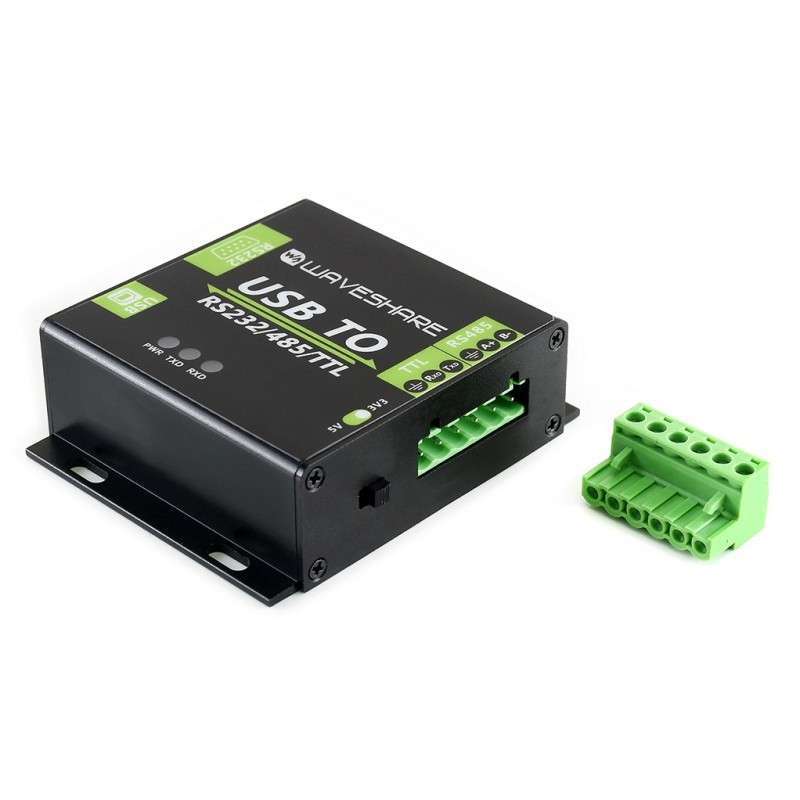 FT232RL USB TO RS232/485/TTL Interface Converter, Industrial Isolation (WS-15817)