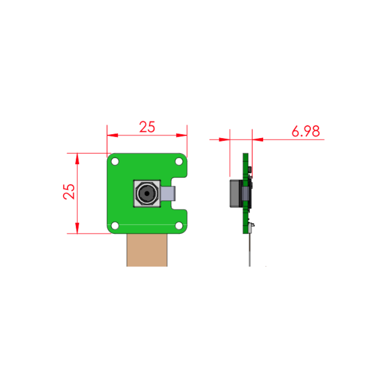 Google /Coral 5Mpix CAMERA MODULE, Omnivision OV5645 (212-193575000442)