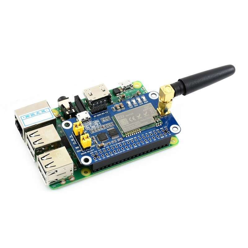 SX1268 LoRa HAT for Raspberry Pi, 433MHz Frequency Band, for Europe (WS ...