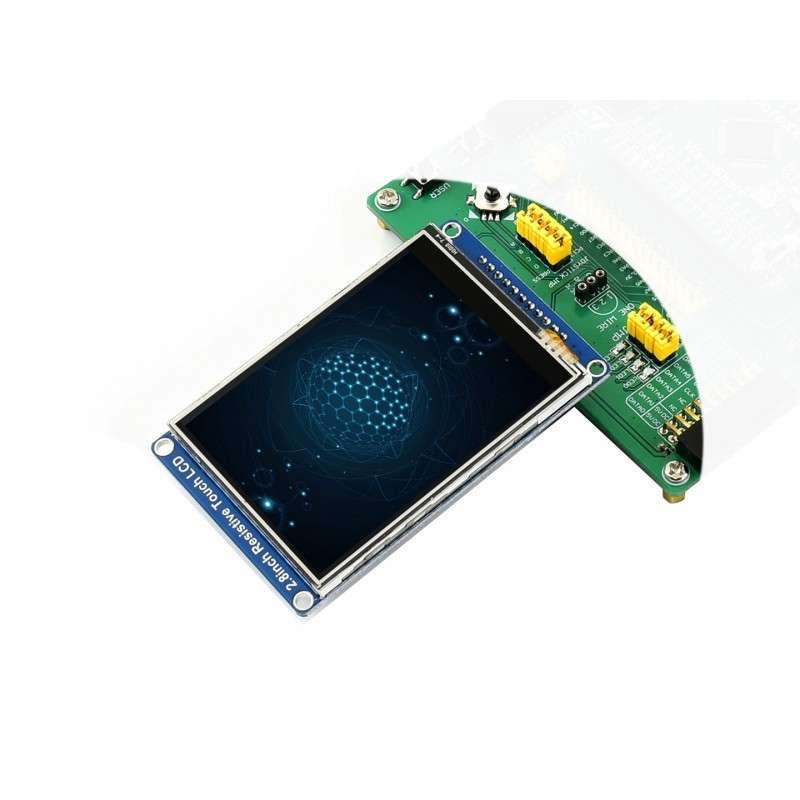 LCD 320×240 2.8inch Resistive Touch IPS (WS-16446) HX8347D,XPT2046,SPI ...