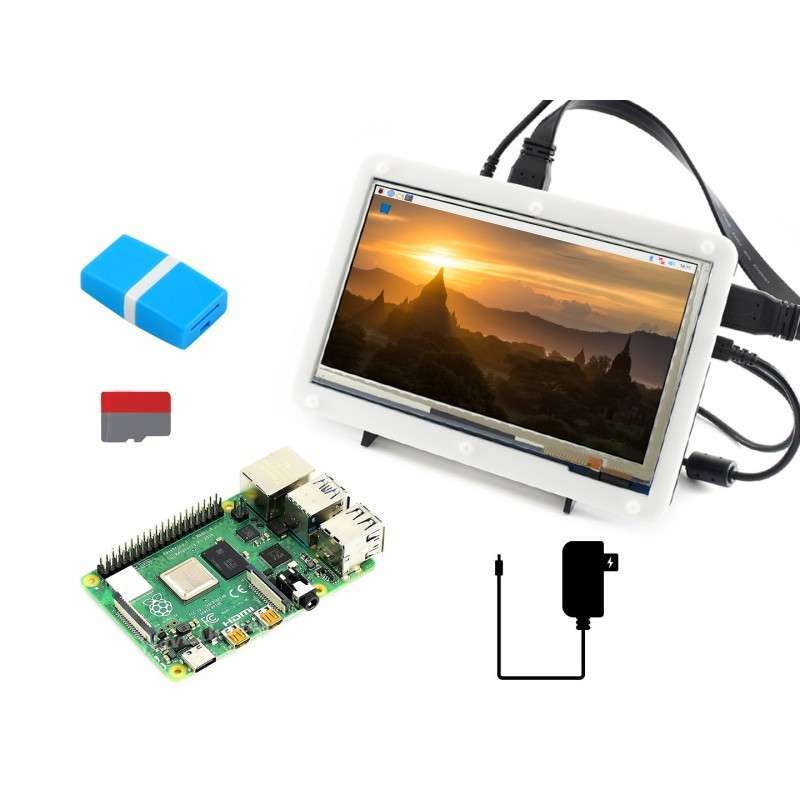 Raspberry Pi4 Display Kit 7inch Capacitive Touch LCD (WS-17154) bez Raspberry Pi