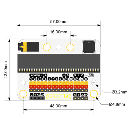 Elecfreaks sensor:bit for micro:bit sensorbit (EF03415)