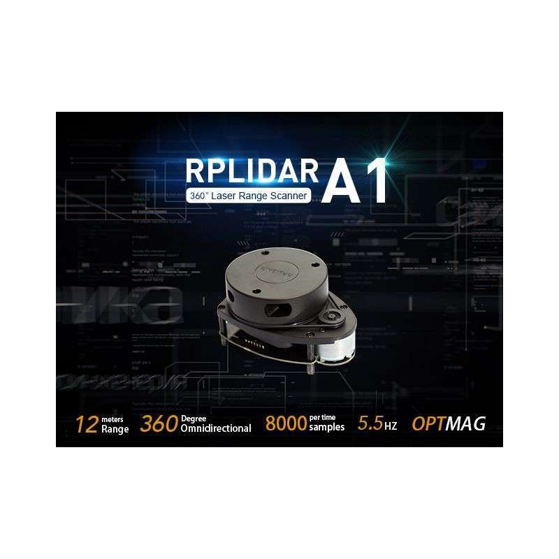 RPLiDAR A1M8 360 Degree Laser Scanner Kit - 12M Range (SE-110991065)