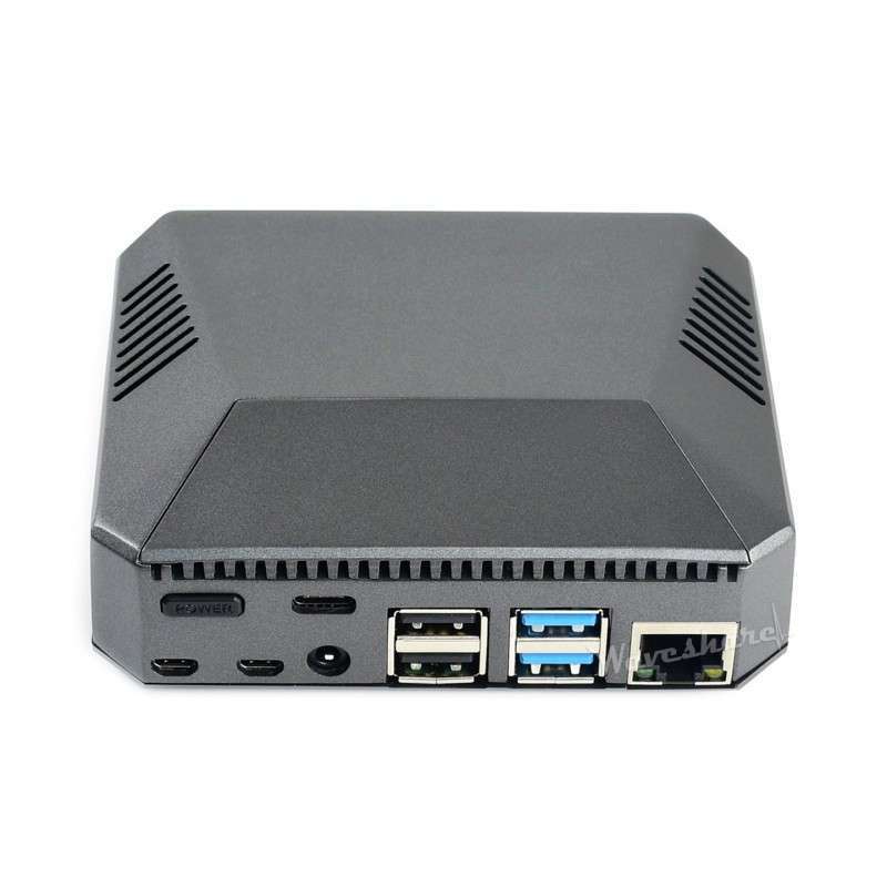 Argon ONE V2 - Aluminum Case for Raspberry Pi 4, Safe Power Button (WS ...