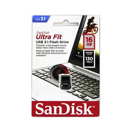 SanDisk Ultra Fit USB3.1, 16GB, 130MB/s (SDCZ430-016G-G46)