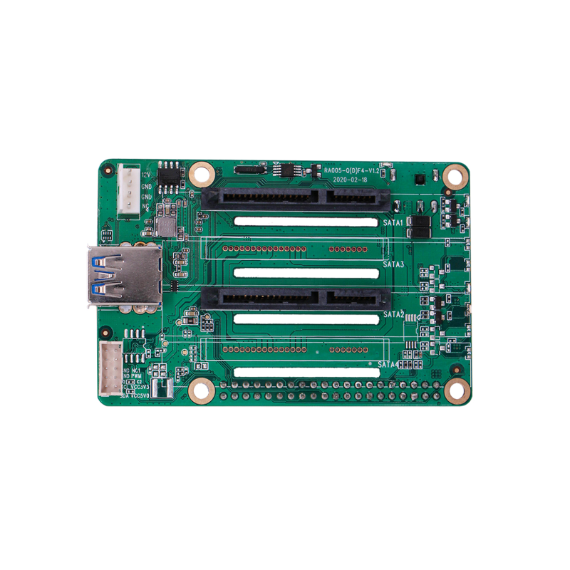 Dual SATA HAT for Raspberry Pi 4 (SE-114992115) HDD/SSD