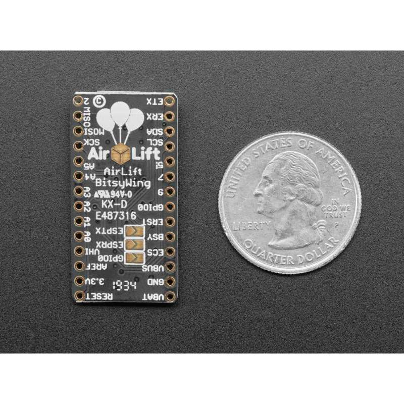 Adafruit Airlift Bitsy Add On Esp32 Wifi Co Processor Af 4363