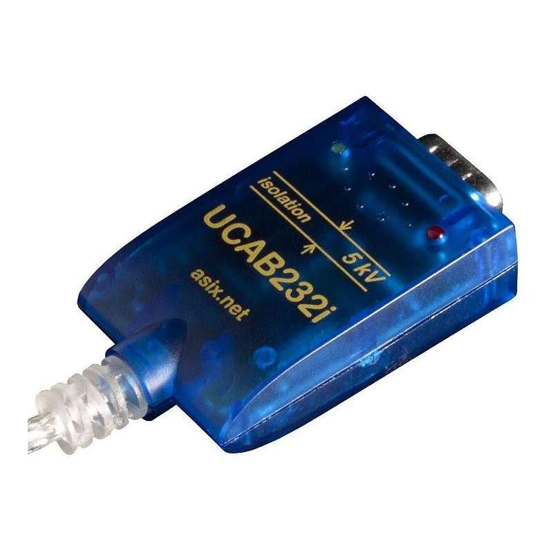 UCAB232i (ASIX) USB to RS232 interface cable - 5kV galvanic isolation