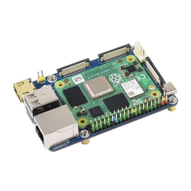 Mini Base Board Designed for Raspberry Pi Compute Module 4 (WS-19602)