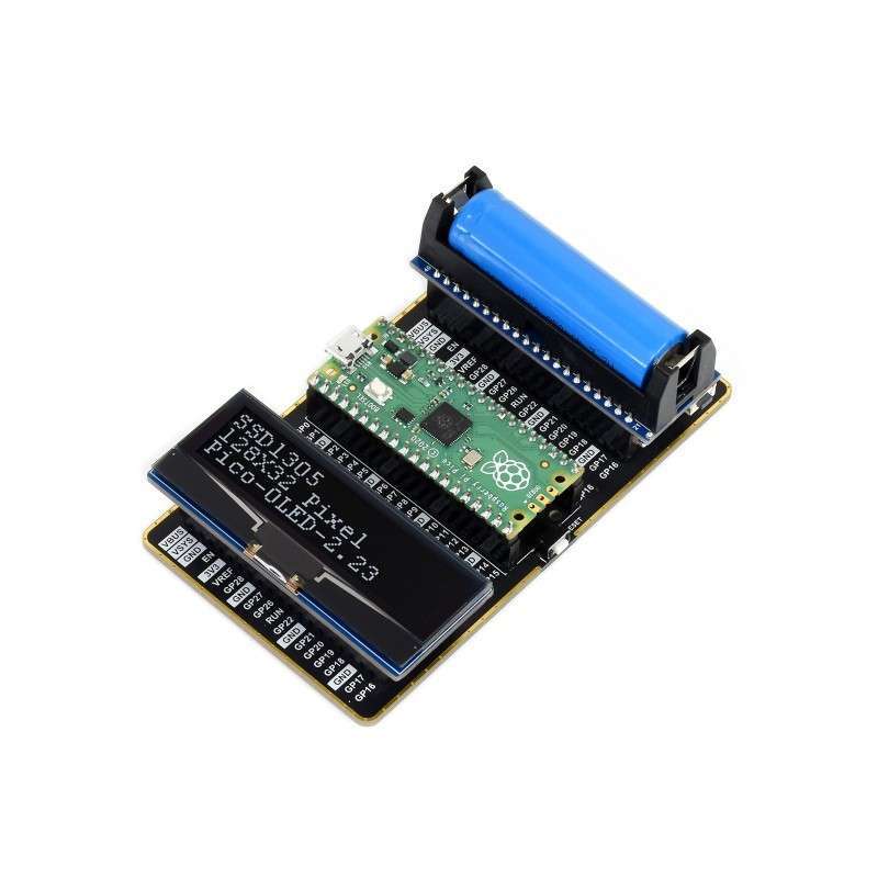 223inch Oled Display Module For Raspberry Pi Pico 128×32 Spii2c Ws 19750