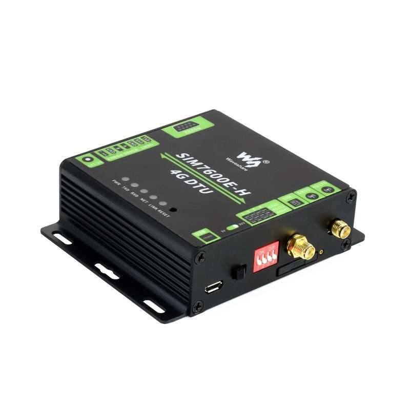 Industrial Grade SIM7600E-H 4G DTU, RS232/485/TTL to 4G LTE, GNSS (WS ...