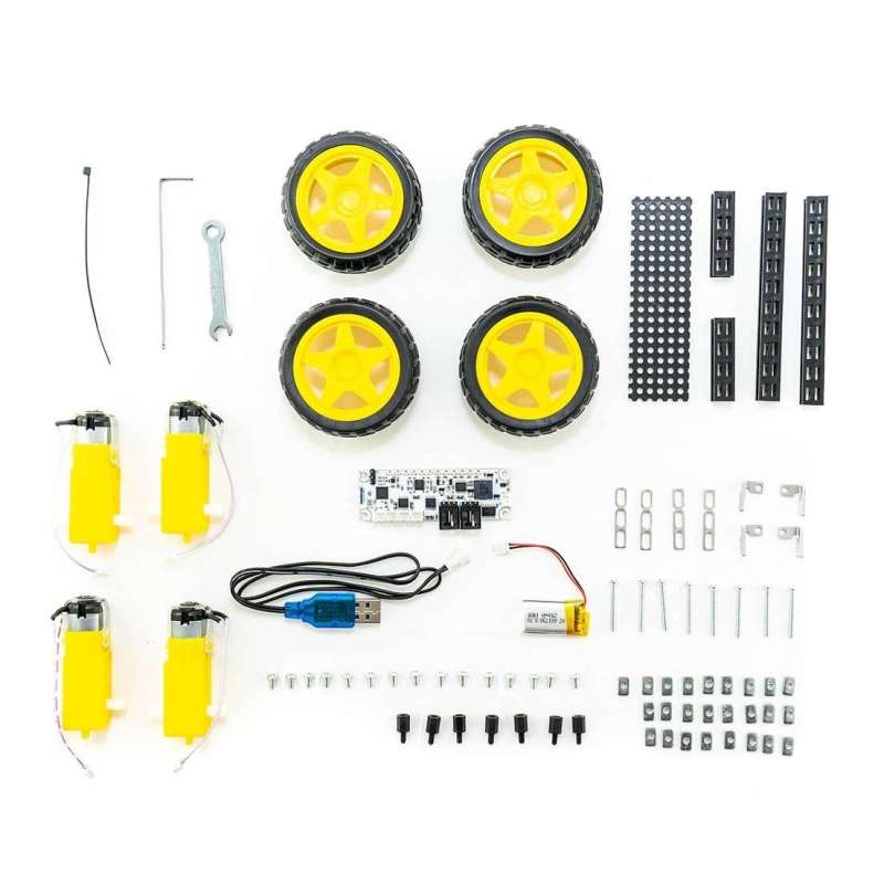 DIY SMARTPHONE BLUETOOTH CONTROLLED 4WD CAR CHASSIS KIT (TMK-4WD)