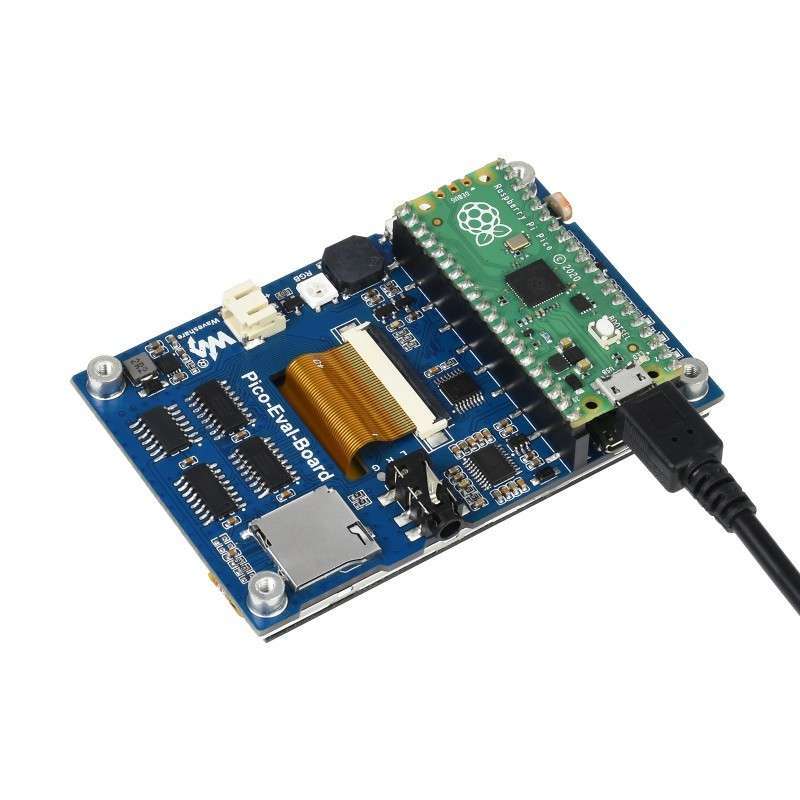 Overall Evaluation Board Designed For Raspberry Pi Pico Misc Onboard Components Ws 20159