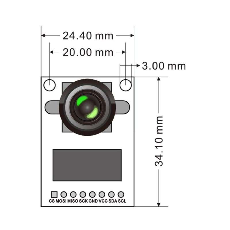 Arducam OV5642 Mini Module Camera Shield 5MP Plus (AC-B0068) Arducam OV5642 Mini Module Camera Shield 5MP Plus (AC-B0068)