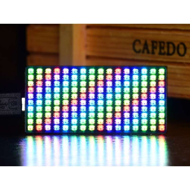 RGB Full-color LED Matrix Panel for Raspberry Pi Pico, 16×10 Grid (WS ...