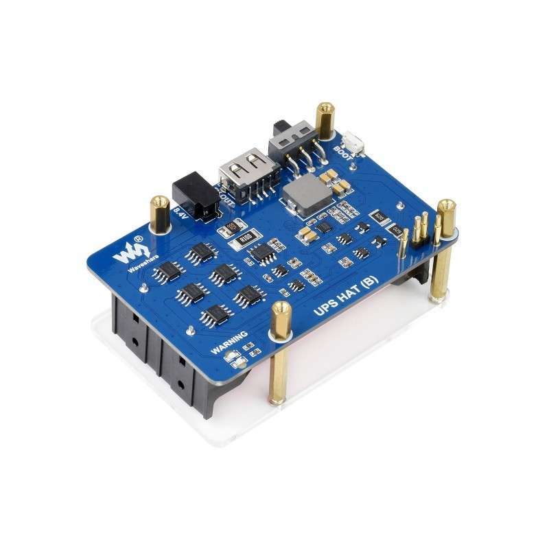 Uninterruptible Power Supply UPS HAT (B) for Raspberry Pi, 5V Output ...