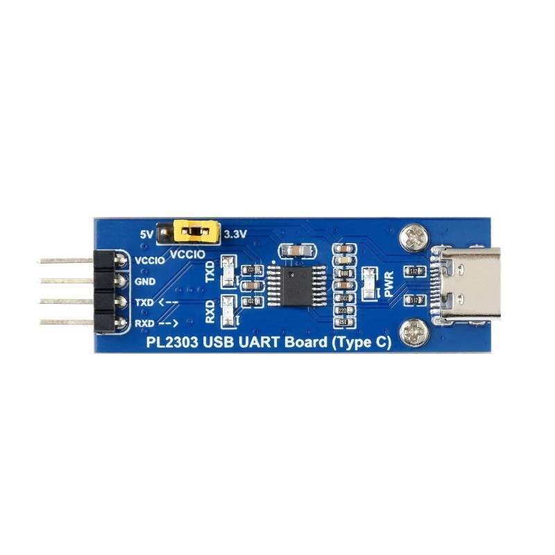 PL2303 USB UART Board (Type C), USB To UART (TTL) Communication Module, USB-C Connector (WS-20645)