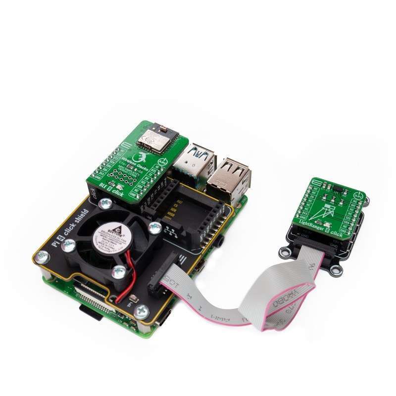 Pi 4 Click Shield (MIKROE-4122) Raspberry Pi 4 - mikroBUS Click boards