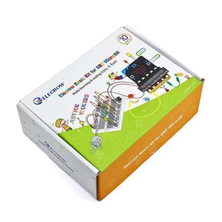 Elecrow Basic Kit for BBC Micro: bit (ER-MIB36016K+V2) obsahuje zakladnu dosku micro:bit V2