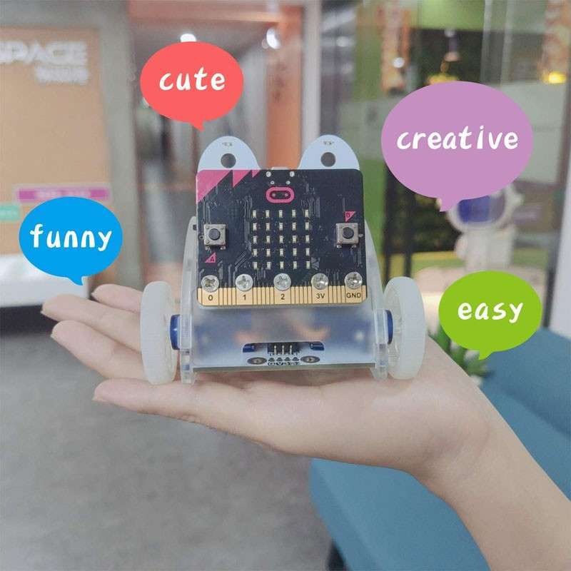 ELECFREAKS Ring:bit Car V2.0 For Micro:bit (Obsahuje Micro:bit V2 ...