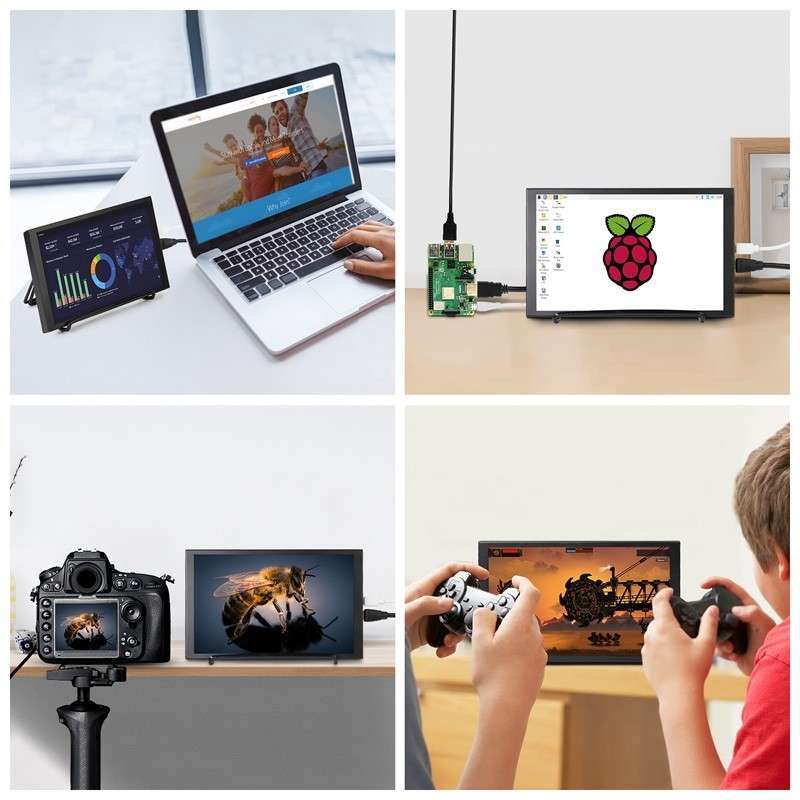 Elecrow SH080T 8 Inch Mini HDMI Portable LCD Display 1280x800 ...
