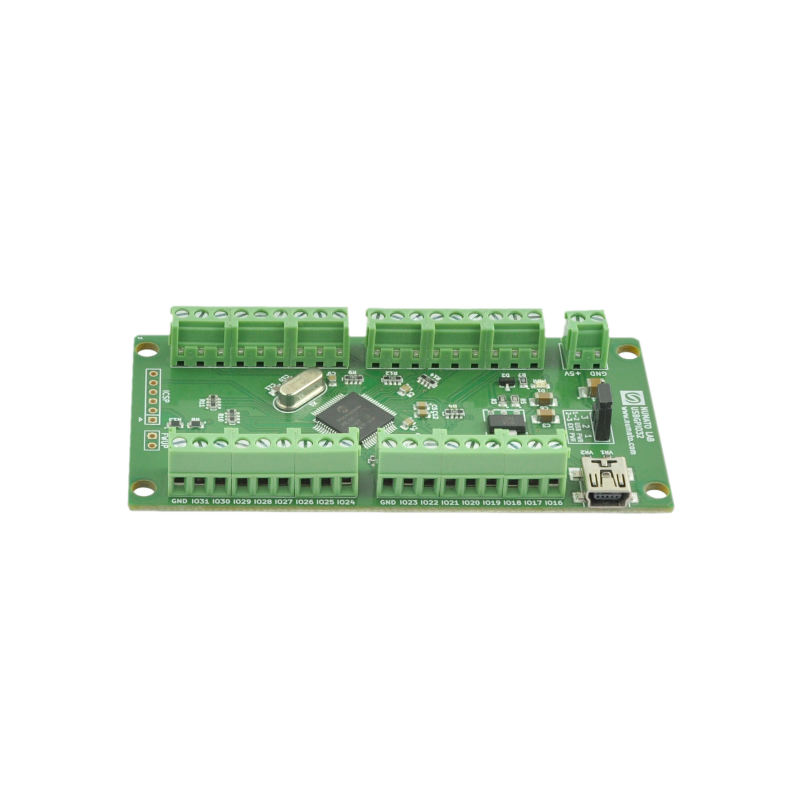 32 Channel USB GPIO Module With Analog Inputs (NU-GP320001E) WITH ENCLOSURE