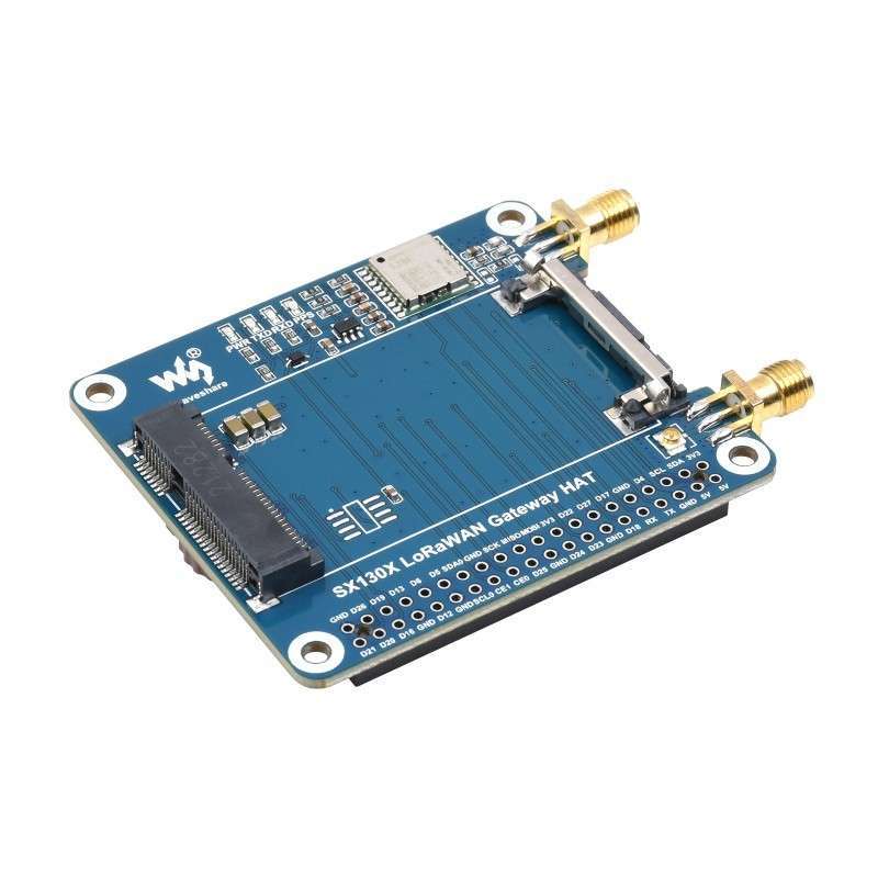 SX1302 868M LoRaWAN Gateway Module/HAT for Raspberry Pi, Standard Mini ...