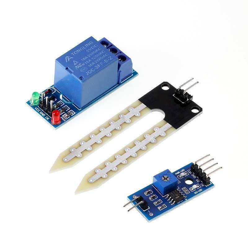 Automatic Smart Watering Irrigation Kit Soil Moisture Sensor Module Kit ...