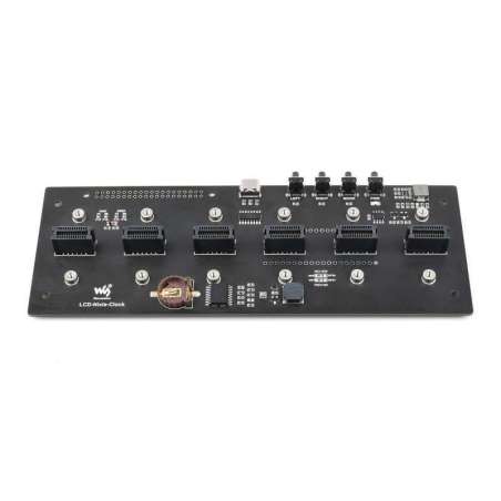 Programmable RGB Pseudo Nixie Tube Clock, Retro Desktop Digital Clock ...
