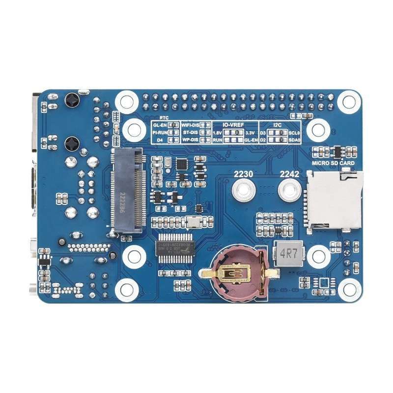 Mini Base Board (C) Designed for Raspberry Pi Compute Module 4 (WS-23228)