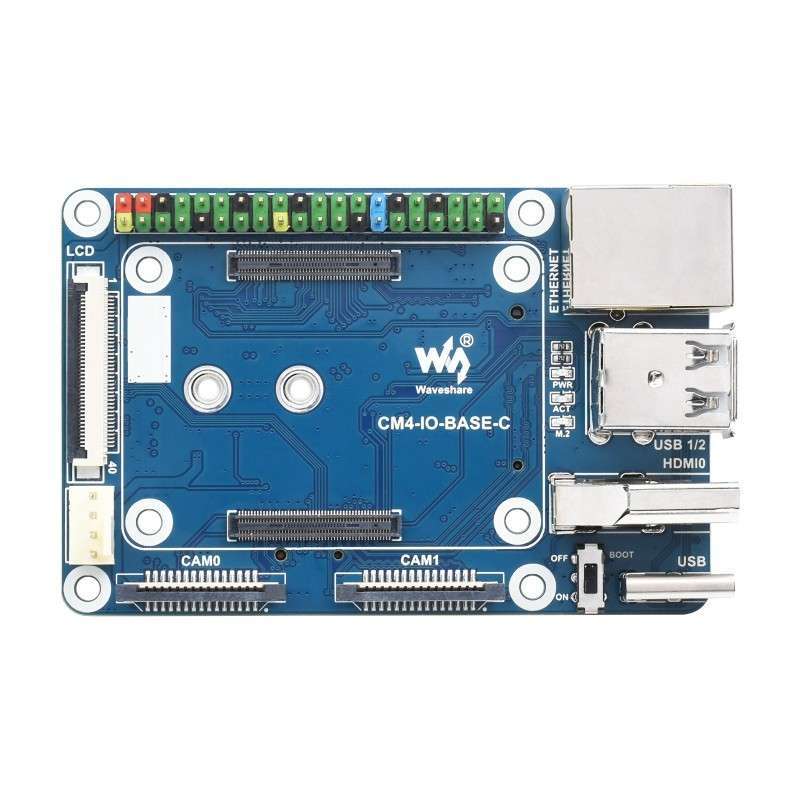 Mini Base Board (C) Designed for Raspberry Pi Compute Module 4 (WS-23228)