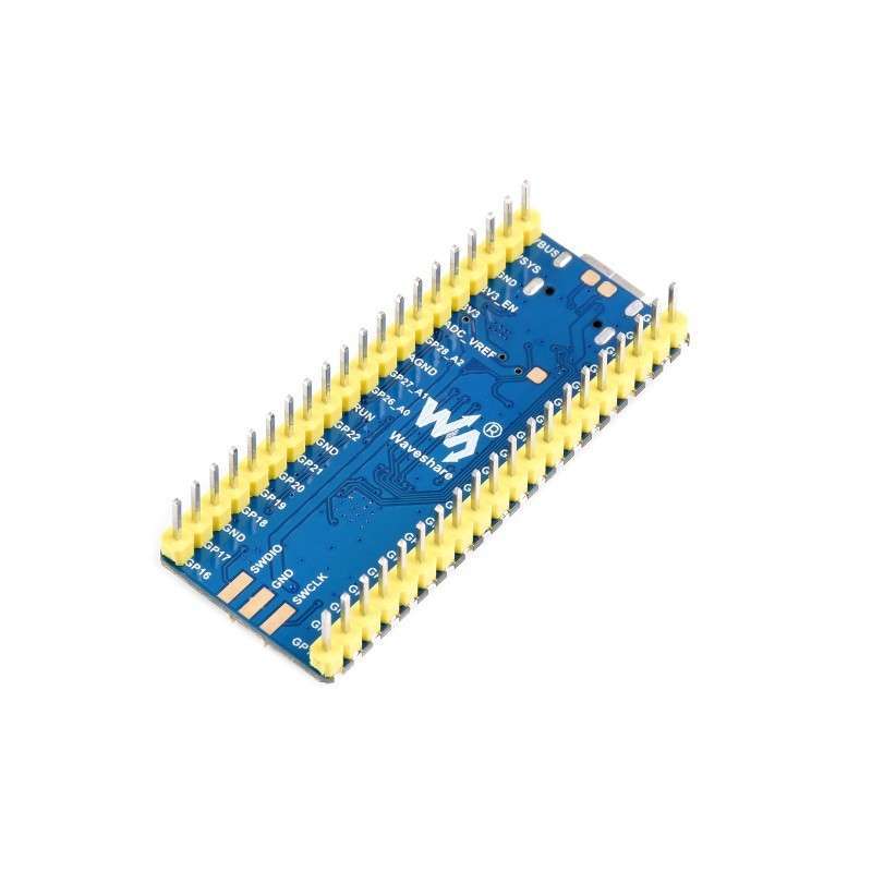 RP2040-Plus, a Pico-like MCU Board Based on Raspberry Pi RP2040 Plus (WS-23504) 16MB +HEADER