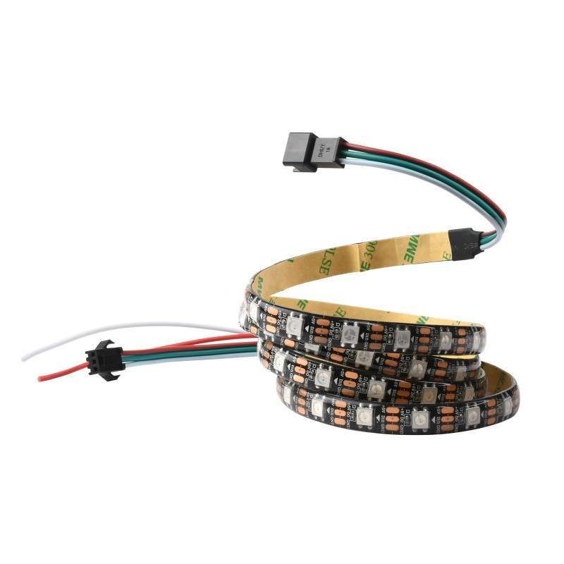 WS2812 Digital RGB LED Strip, High brightness, Energy-saving And Low ...