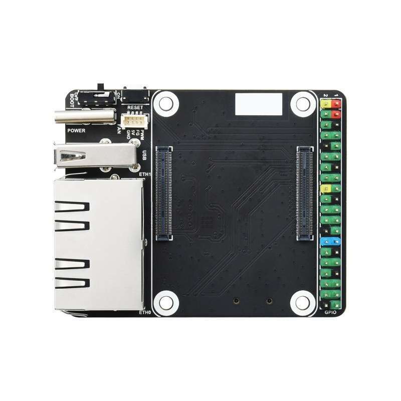 Mini Dual Gigabit Ethernet Base Board Designed for Raspberry Pi Compute ...