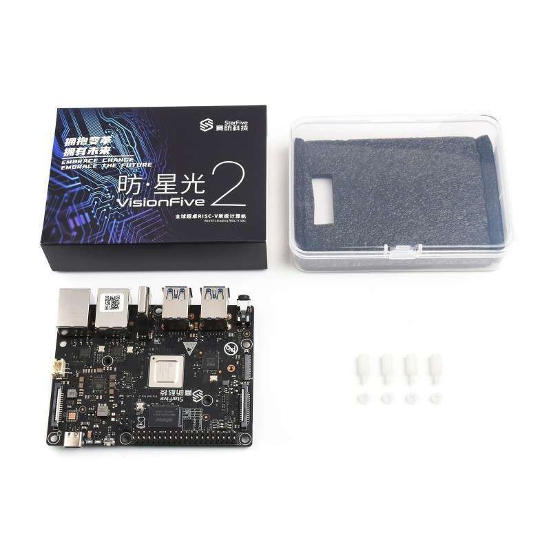 VisionFive2 RISC-V Single Board Computer, StarFive JH7110 Processor, 3D ...