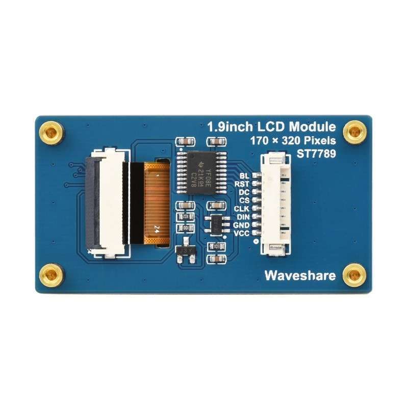 1.9inch LCD Display Module, 170×320 Resolution, SPI Interface, IPS ...